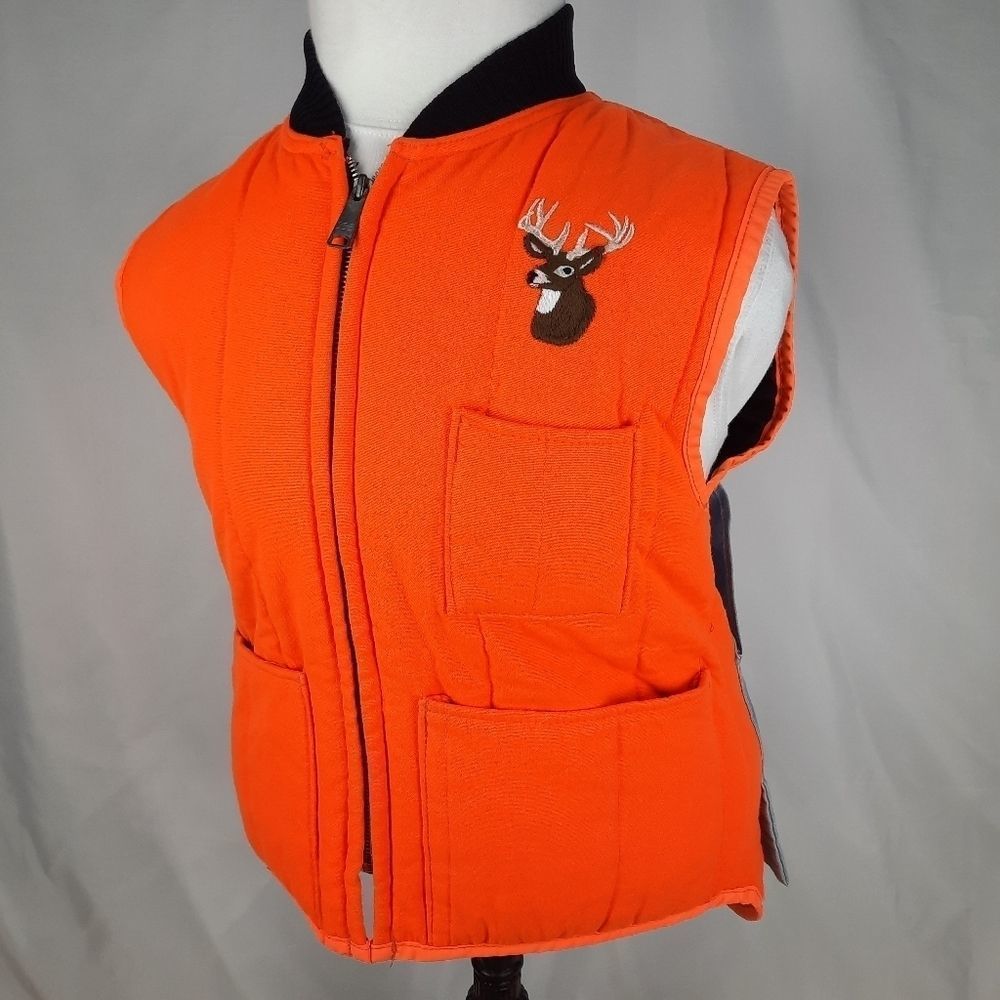 Saftbak Hunting Vest Safety Blaze Orange Black Collar… - Gem